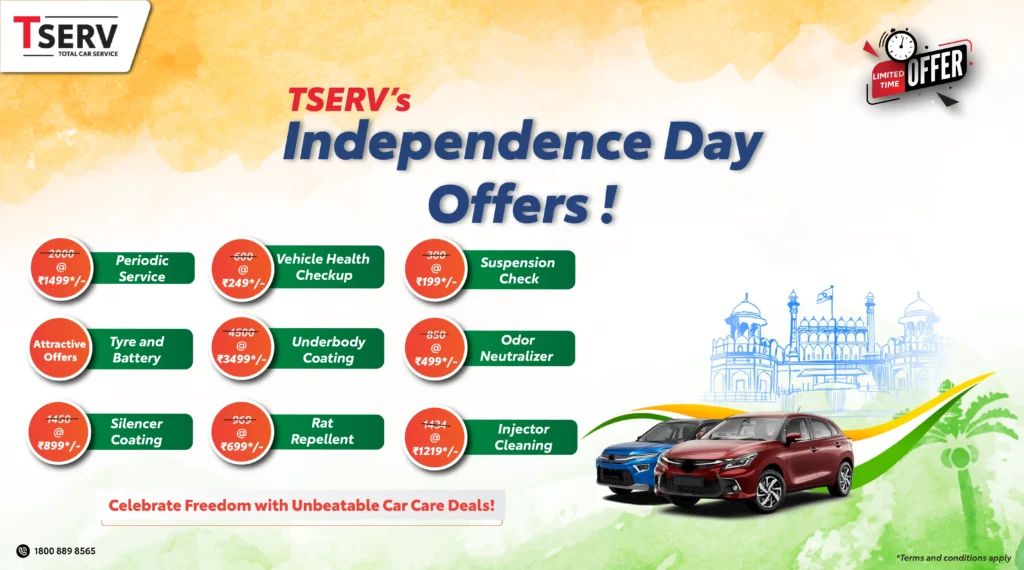 Celebrate Independence Day with Exclusive TSERV Car Service Discounts ...